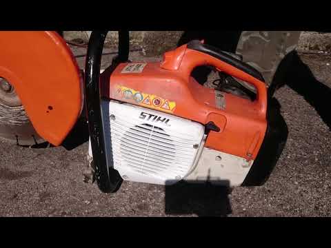 How to start a stihl ts400 disc cutter
