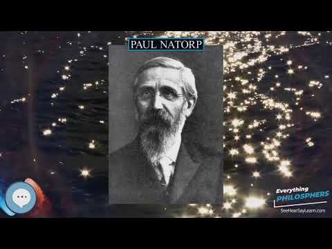 Paul Natorp 👩🏫📜 Everything Philosophers 🧠👨🏿🏫
