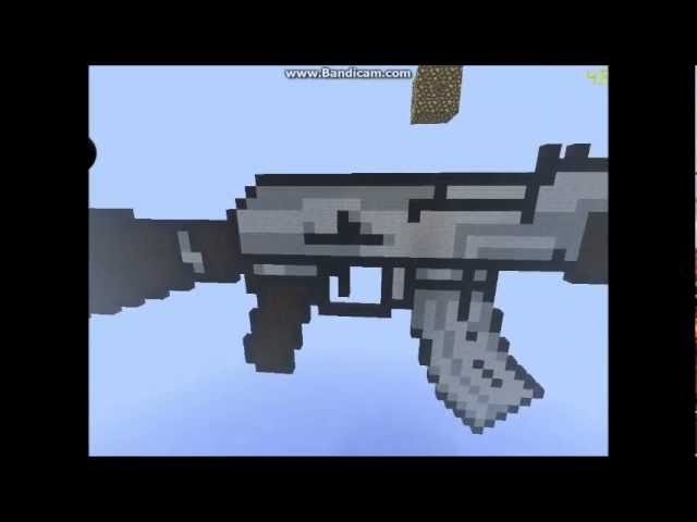 AK47 Assault rifle! Really shoots! Minecraft Map