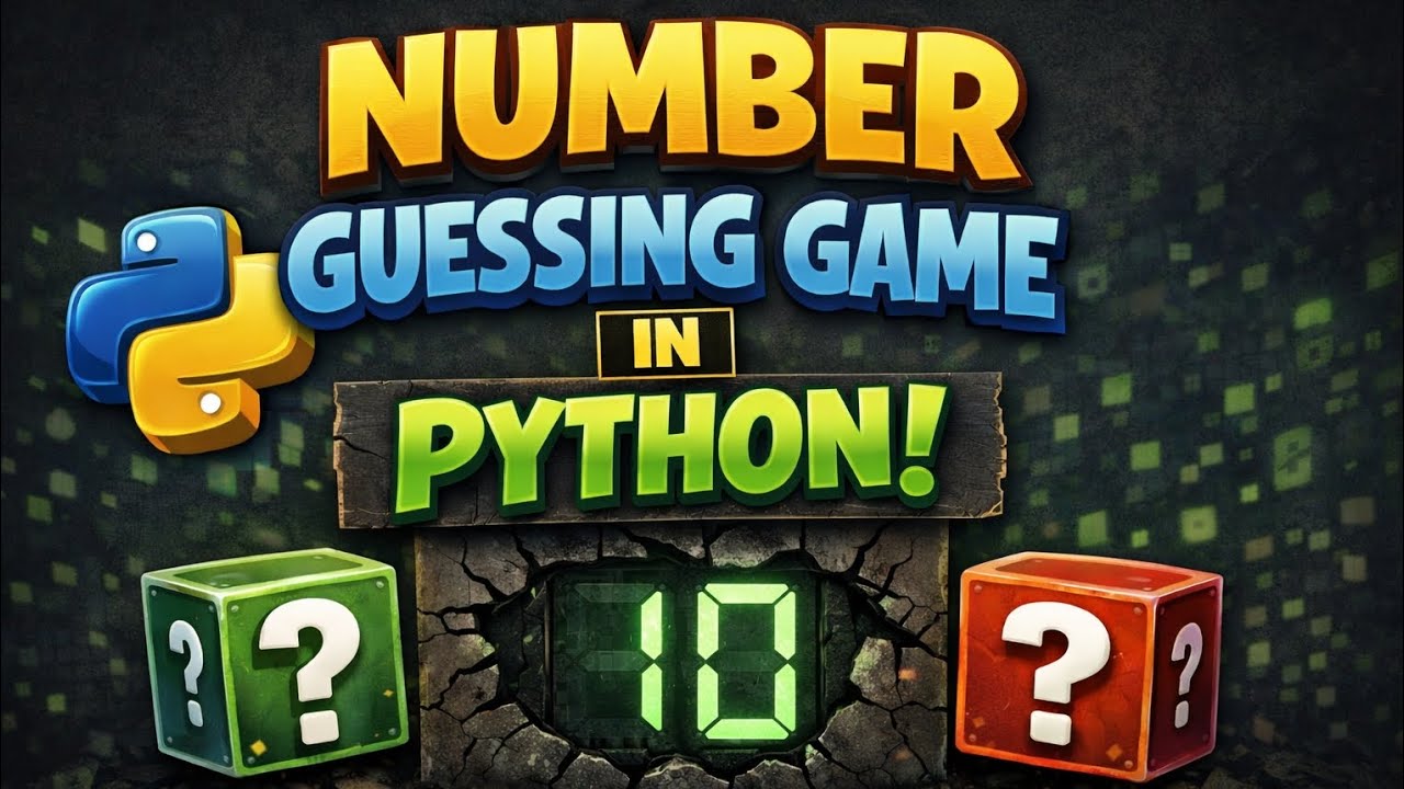 Python number guessing game + ASMR #coding #python #programming 