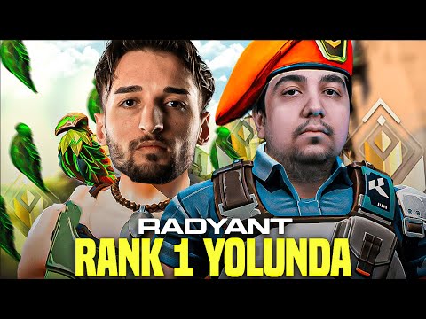 RADYANT RANK 1 OLMA YOLUNDA! | VALORANT RANKED w/Muj