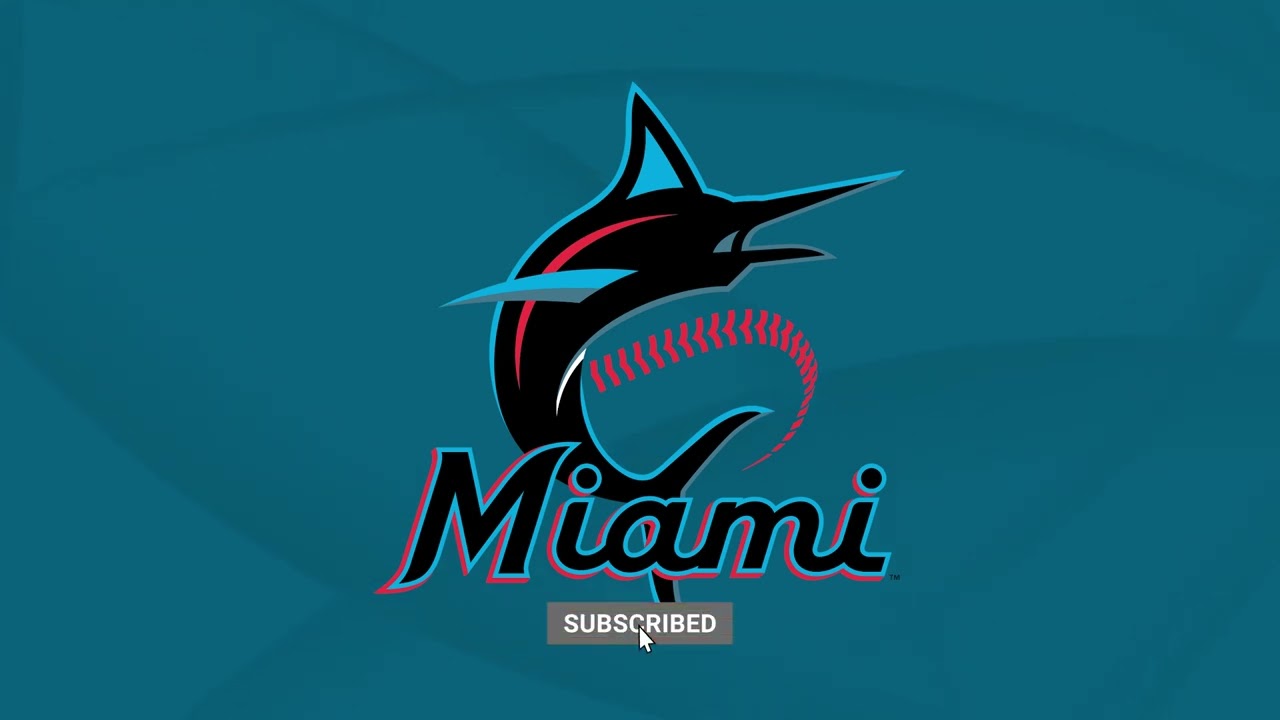 Miami Marlins wallpaper, 1 HR LOGO LOOP, BACKGROUND