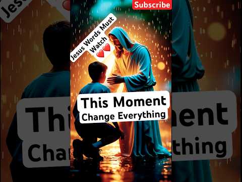 "In the Rain, He Felt a Hand…" #jesus #shorts