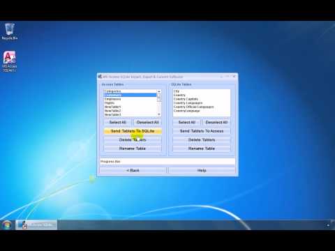 How To Use MS Access SQLite Import, Export & Convert Software