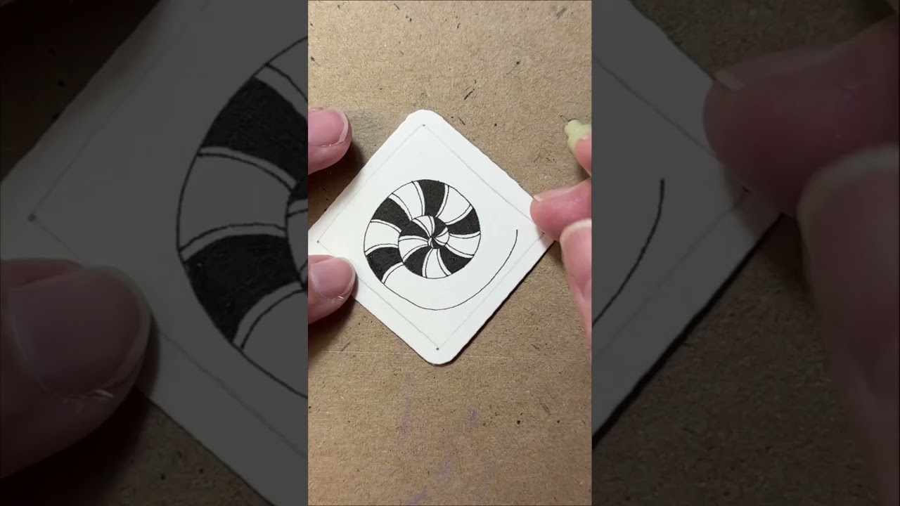 How to draw tangle pattern Marasu #zentangle #marasu #zentangledoodle #doodles #drawing