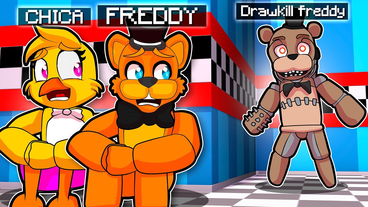 Drawkill Freddy Jumpscares | Minecraft Five Nights at Freddy’s FNAF Roleplay