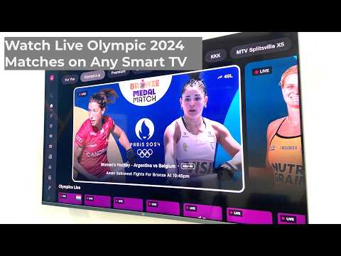 How to Watch Live Olympic 2024 Matches on Any Smart TV