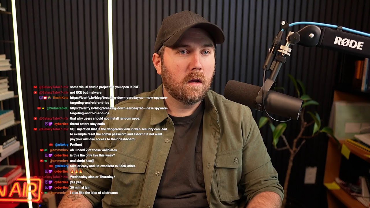 LIVE: This week in cybersecurity w/ mattjay