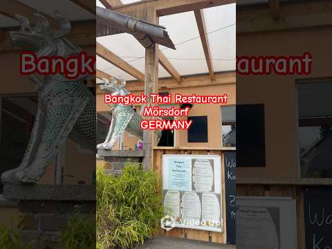 Thai Restaurant || Near Geierlay Suspension Bridge || Mörsdorf - Germany #restaurant #chitra_world