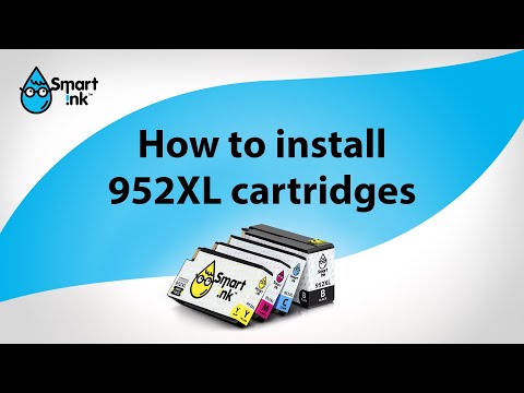 How to install HP 952XL compatible ink cartridges?