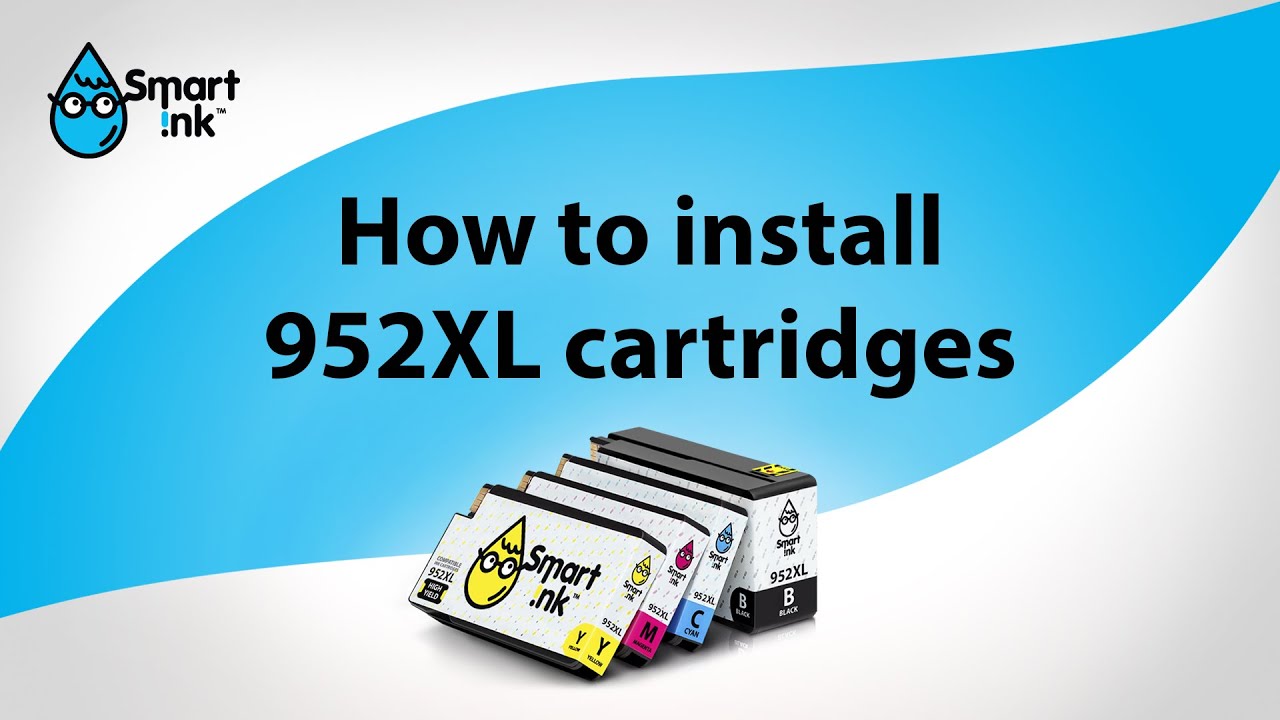 How to install HP 952XL compatible ink cartridges?