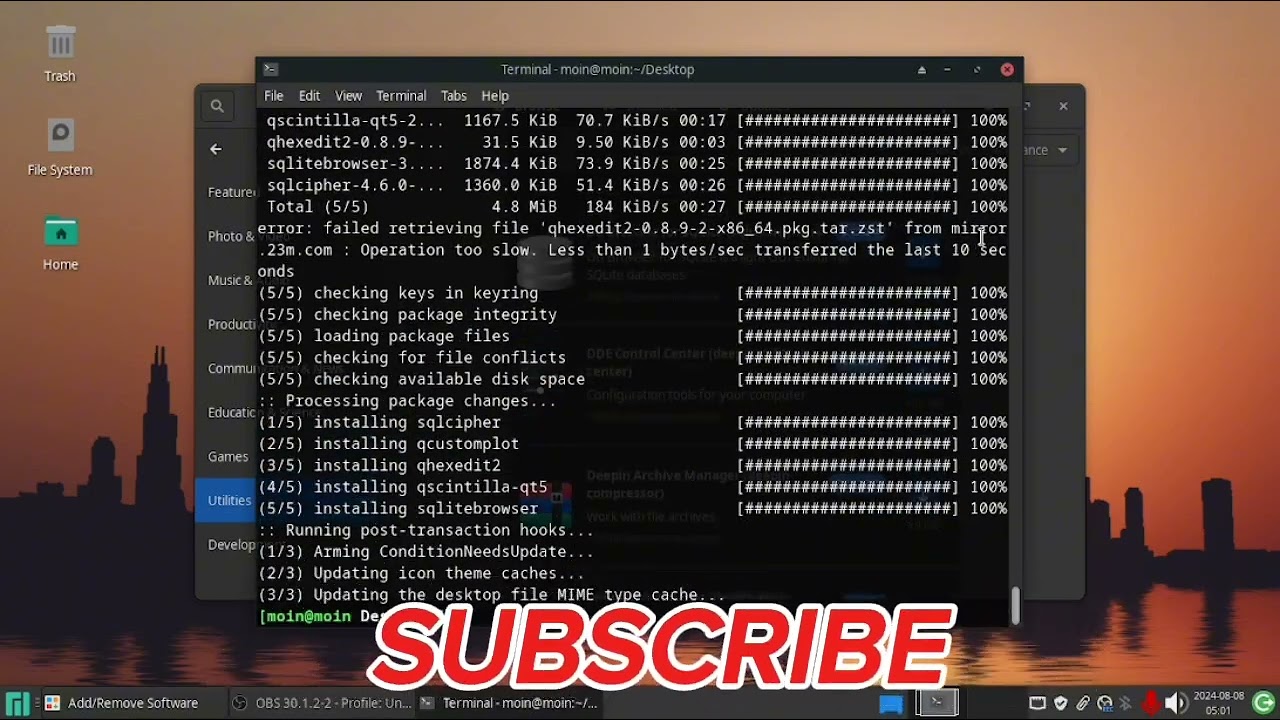How to SQL server install in Manjaro Linux latest version