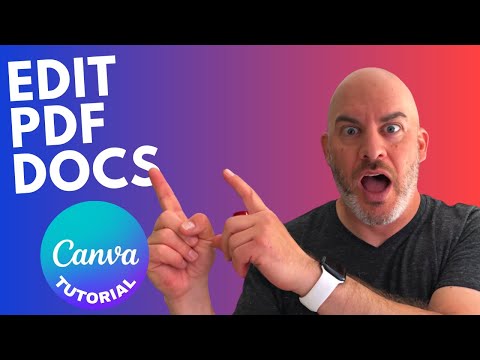Edit PDF Documents with Canva - It's Easy | PDF Editing Tutorial