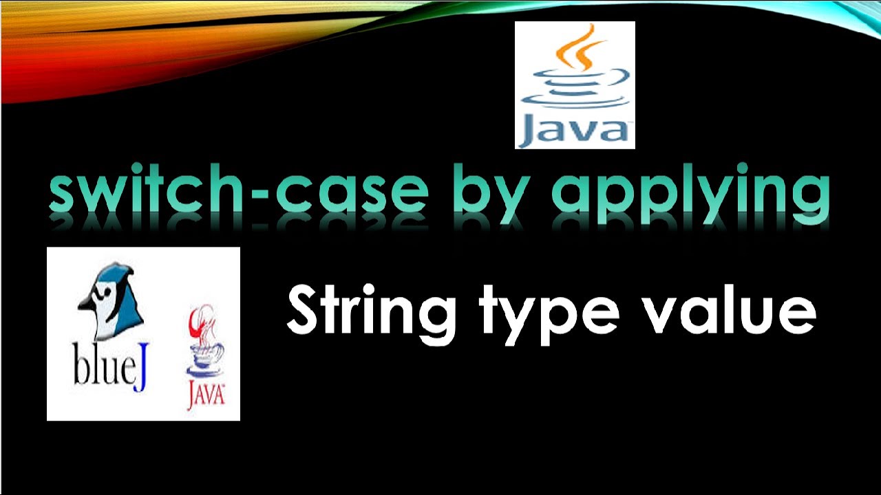 Switch case by applying String type value || ICSE JAVA