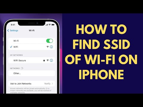 How to Find SSID of Wi-Fi on iPhone