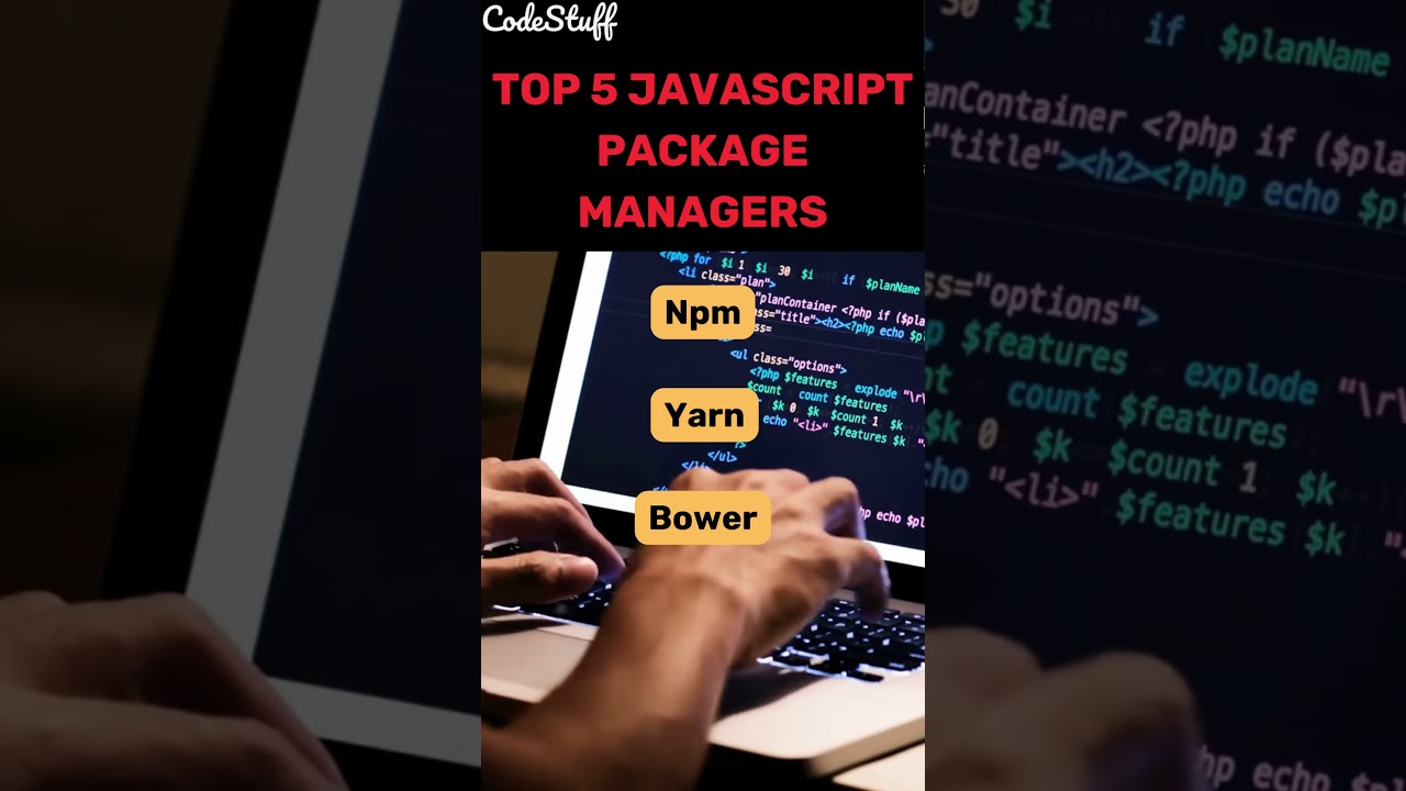 Top 5 JavaScript Package Managers #shorts