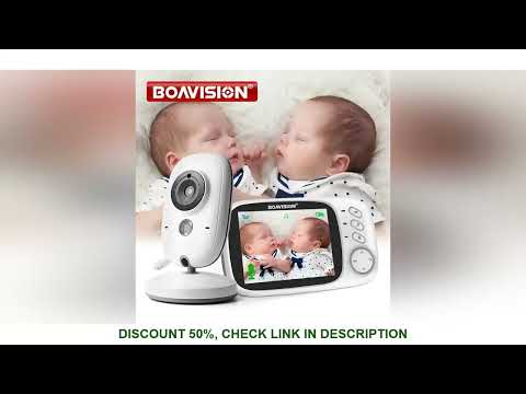 VB603 Video Baby Monitor 2.4G Wireless With 3.2 Inches LCD 2 Way Audio Talk Night Vision Surveillanc