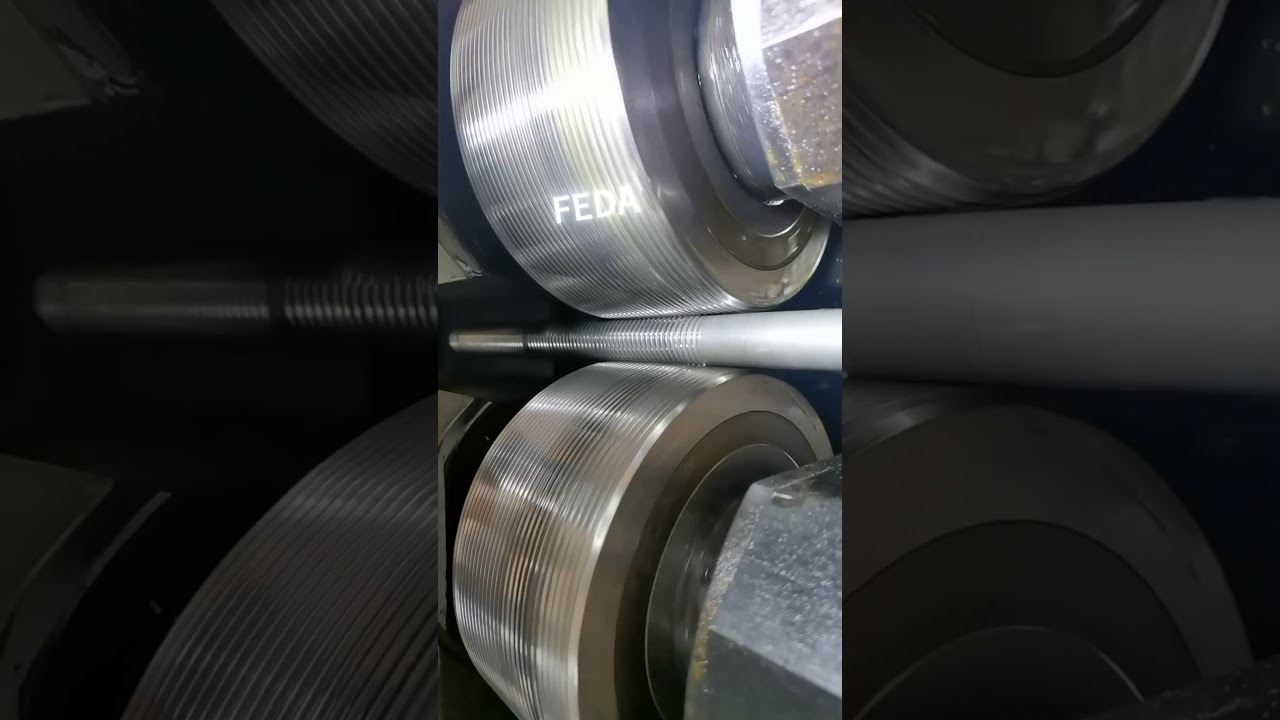 FEDA hydraulic thread rolling machine is a multi-functional cold extrusion forming machine tool.