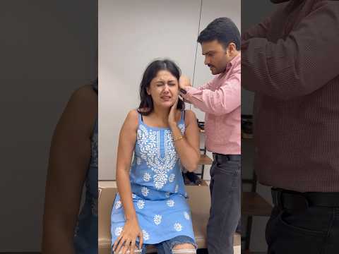 Chiropractic Adjustment for Ear Pain | Natural Relief & Alignment #feedshort #shortsfeed