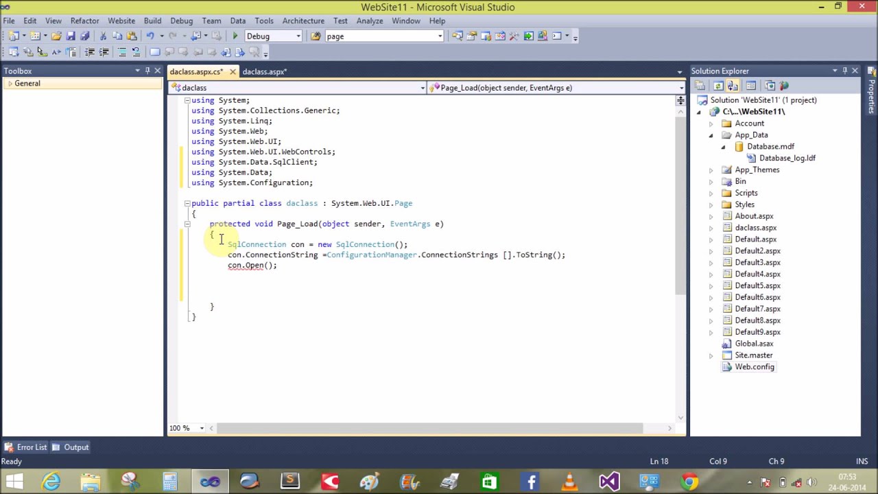 How to use SqlDataAdapter class in asp net