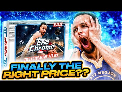 PRICE IS FINALLY RIGHT??? | 2024-25 Topps Chrome NBA Hobby Box & Delight Box Review