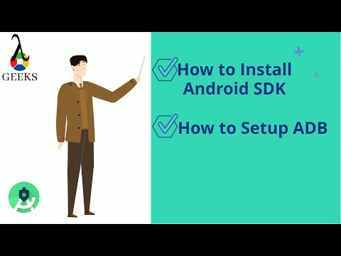 How to Setup ADB in Windows | How to install Android SDK Manager