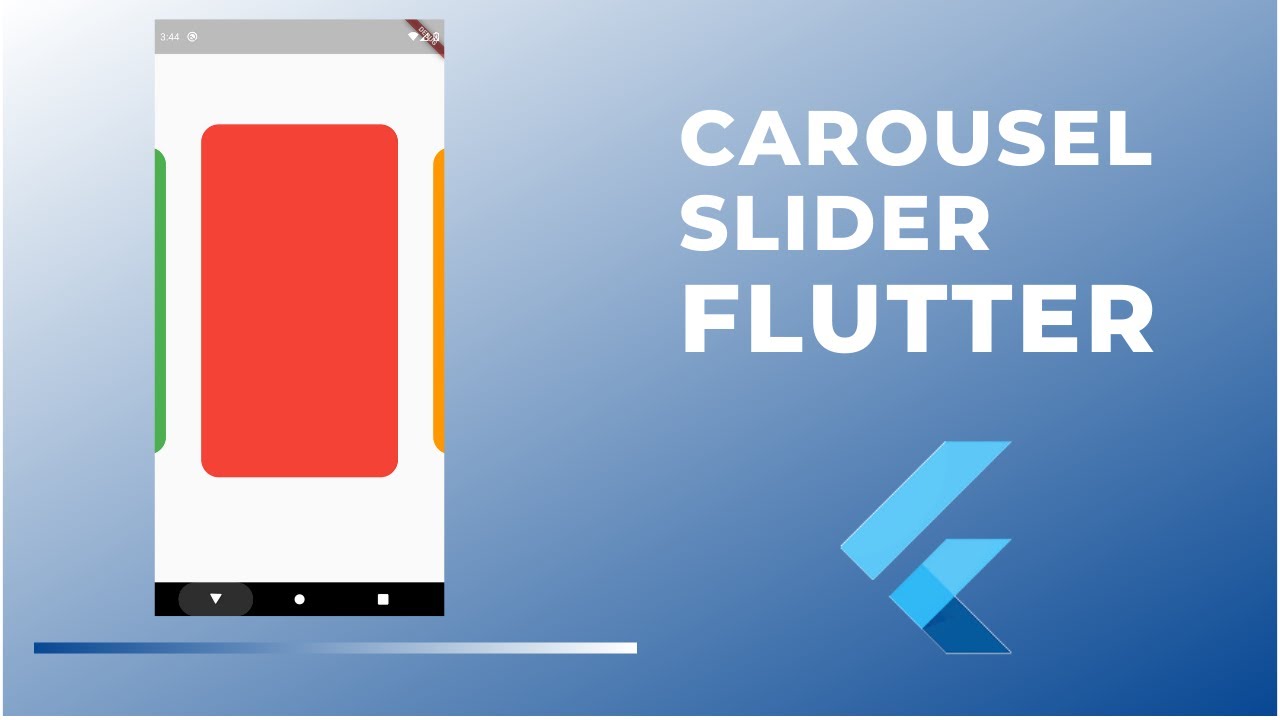 Carousel Slider with Flutter | Basic Widgets