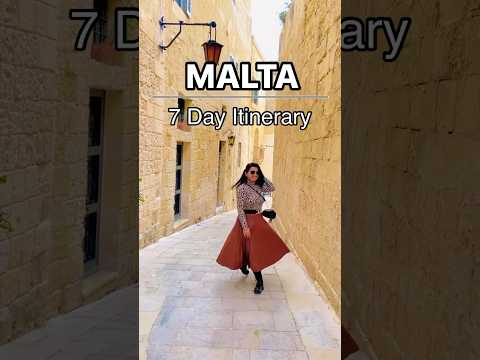 Malta Itinerary for 7 Days | Malta Travel Guide | Things to do in Malta