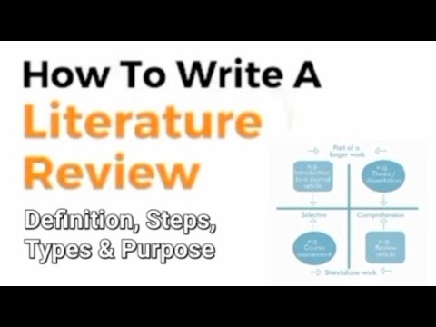 What is Literature Review | How to Write a Literature Review | Definition, Steps, Types and Purpose