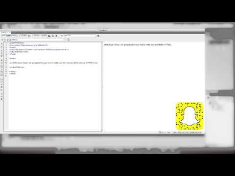 How To Make Bold text in HTML5 with Adobe Dreamweaver