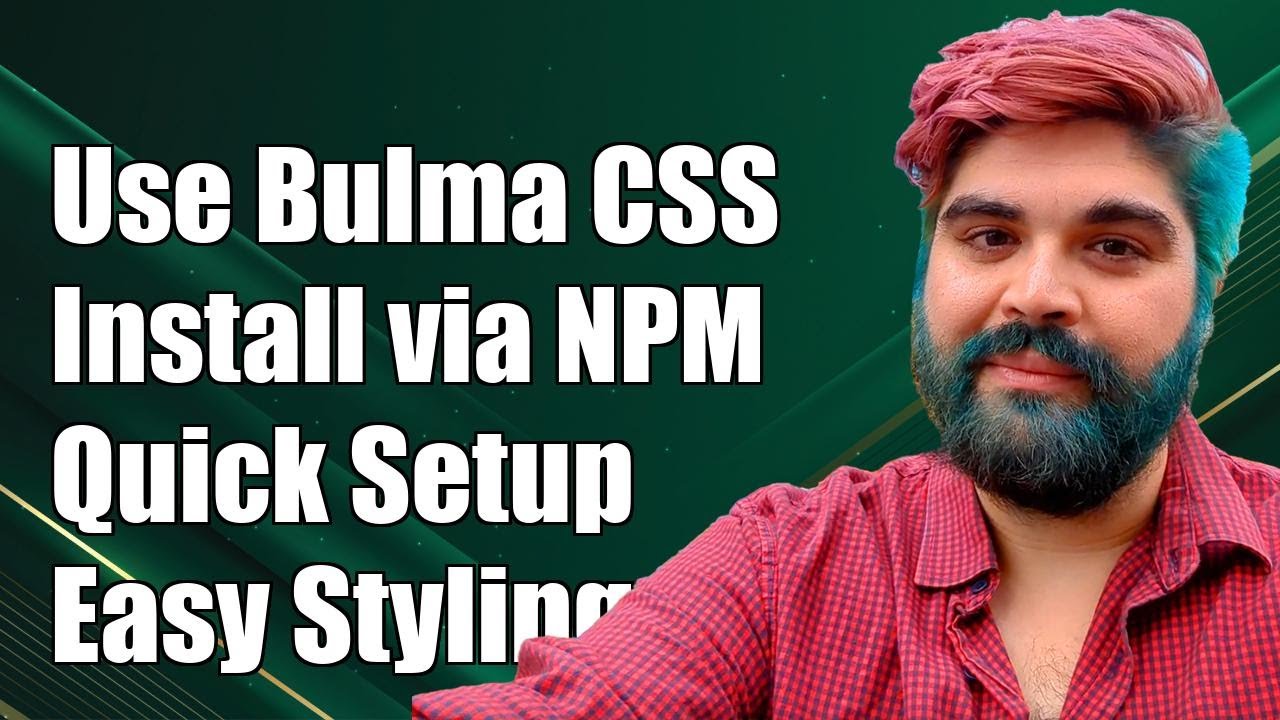 How to Use Bulma CSS Framework After Installing via NPM in Your Project