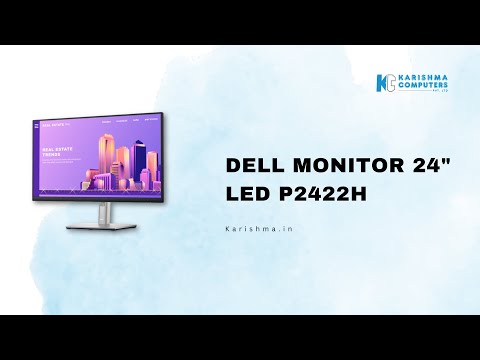 Dell 24” LED Monitor P2422H: Precision, Comfort, and Connectivity in One
