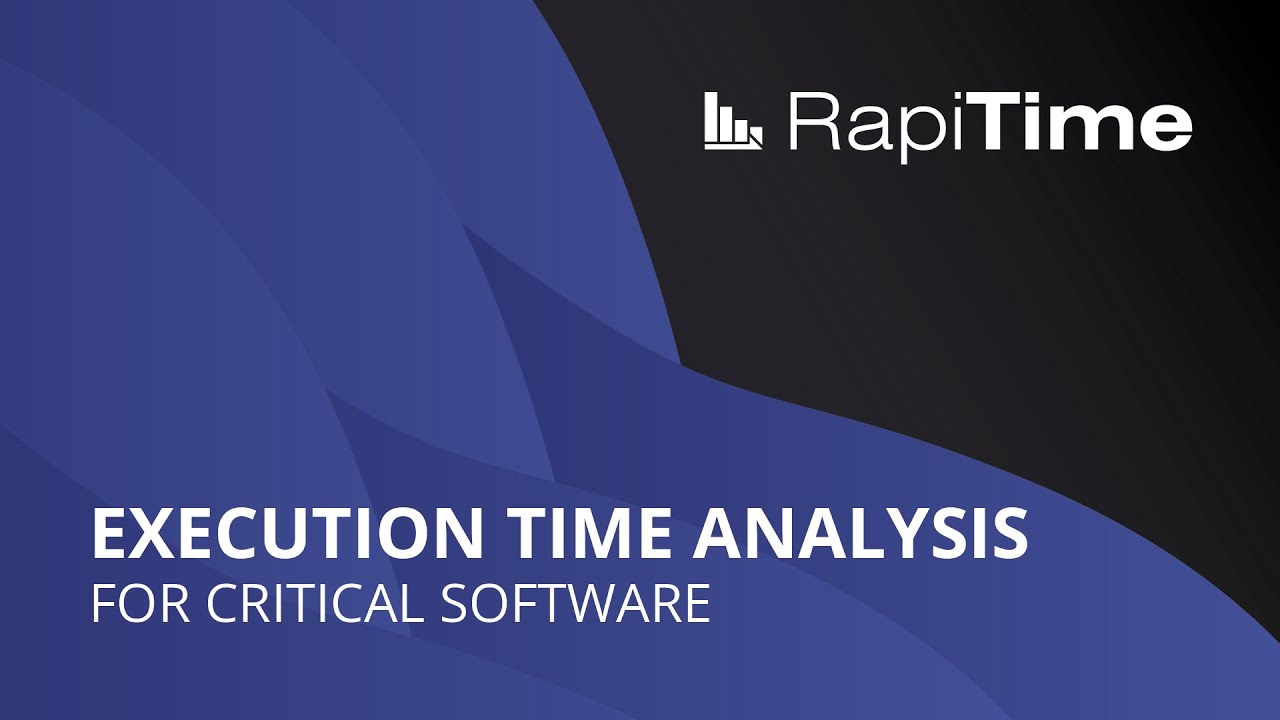 Execution time analysis with RapiTime