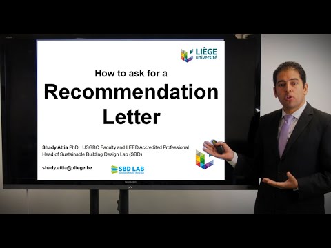 How to ask for a Recommendation Letter