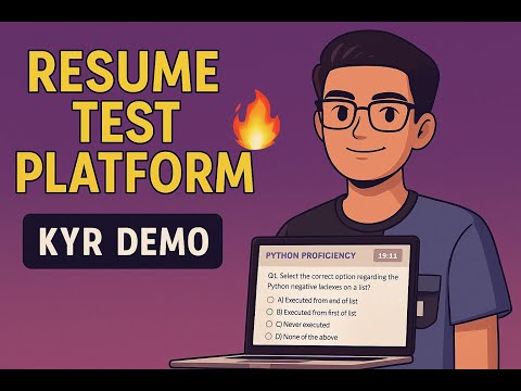 KYR (Know Your Resume): The Ultimate Resume-Based Interview Prep Platform