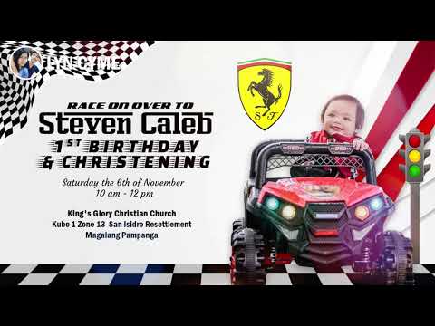 Race Car | Birthday Invitation | Layout Design | Lyn Cyme