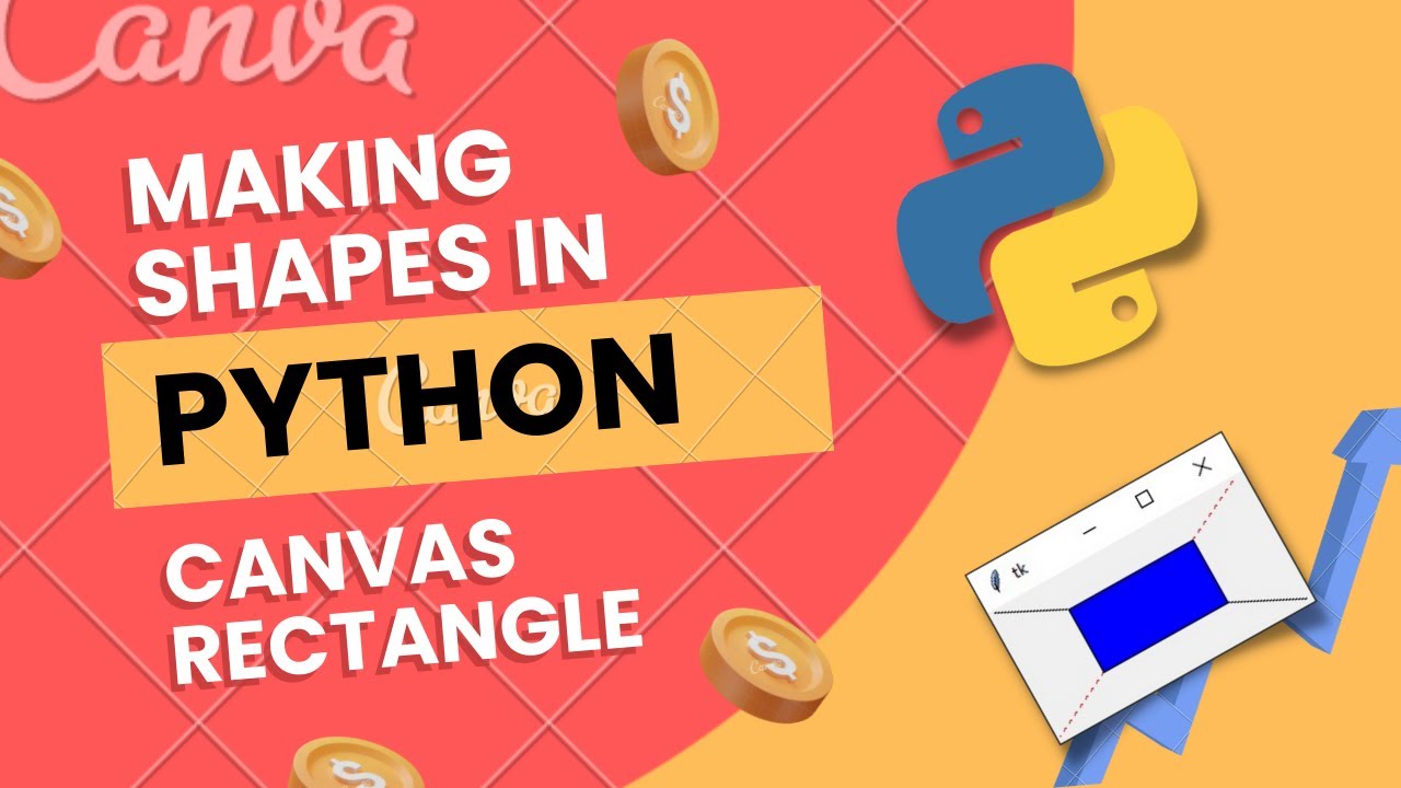 Easy CANVAS RECTANGLE in PYTHON | #shapeseries