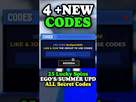 4+ ALL WORKING EGO'S SUMMER UPDATE CODES FOR BLUE LOCK RIVALS IN MAY 2025 #bluelockrivals #roblox