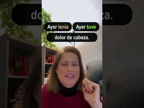¿Cuál es correcta: tenía o tuve? - Short Spanish Lesson