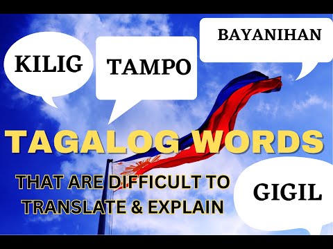 Top Tagalog Words that are Difficult to Translate and Explain
