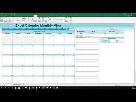 Dynamic Appointment Scheduler / Calendar Monthly View