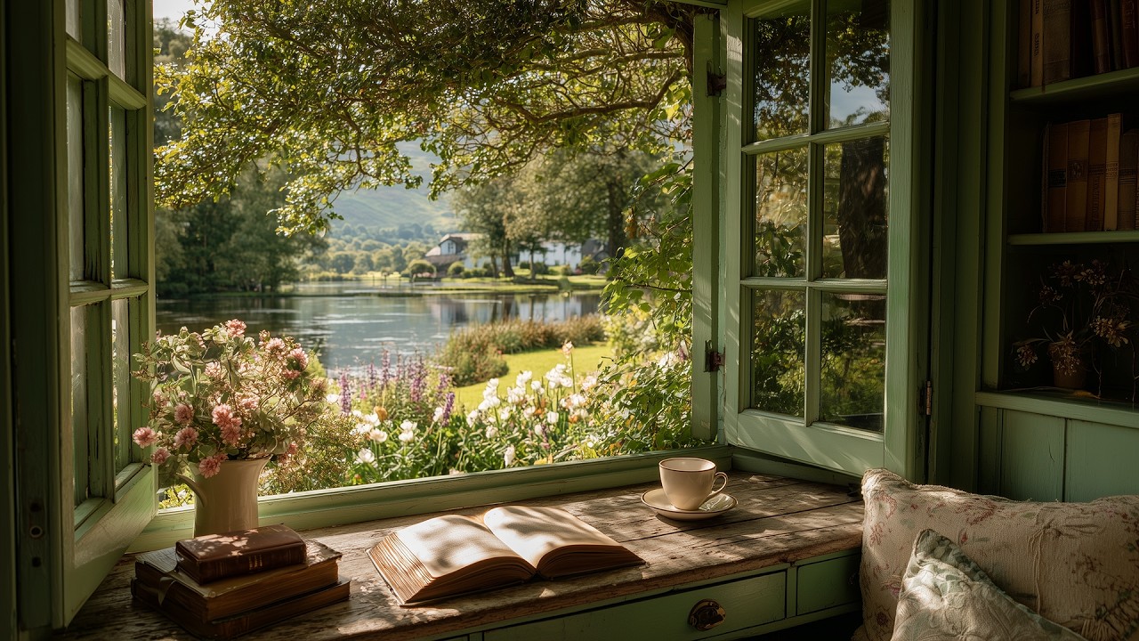 April Morning Vibes | A playlist for a quiet morning | Study, Focus, Reading & Slow Living