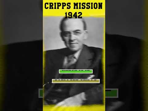 Cripps Mission 1942 | Modern History Of India | #shortvideo #shortsvideo #shorts