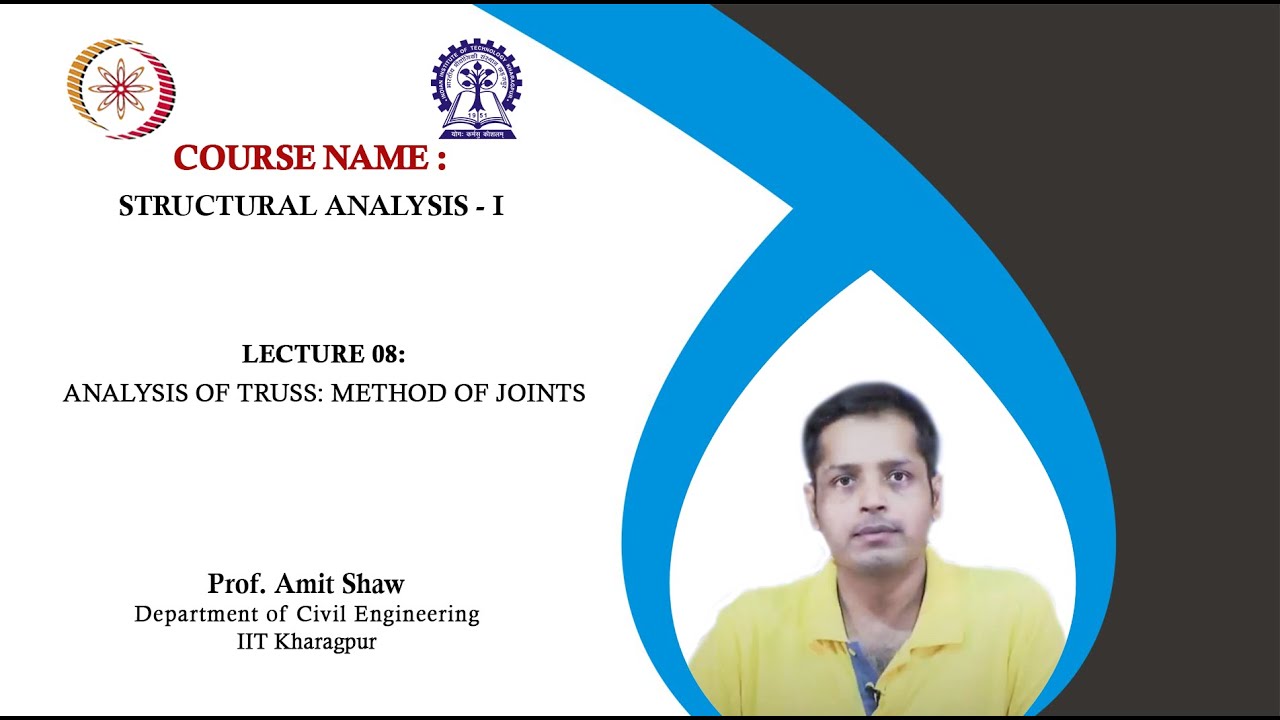 Lecture 8 : Analysis of Truss: Method of Joints