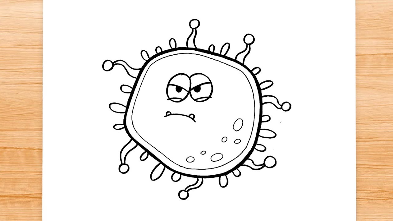 How to draw Cartoon Germ