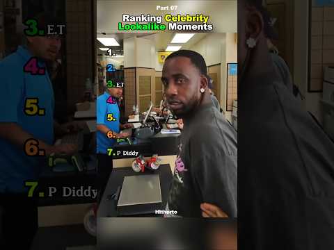 Funniest Celebrity Lookalike π Part 07 #ranking #celebrity #tiktok