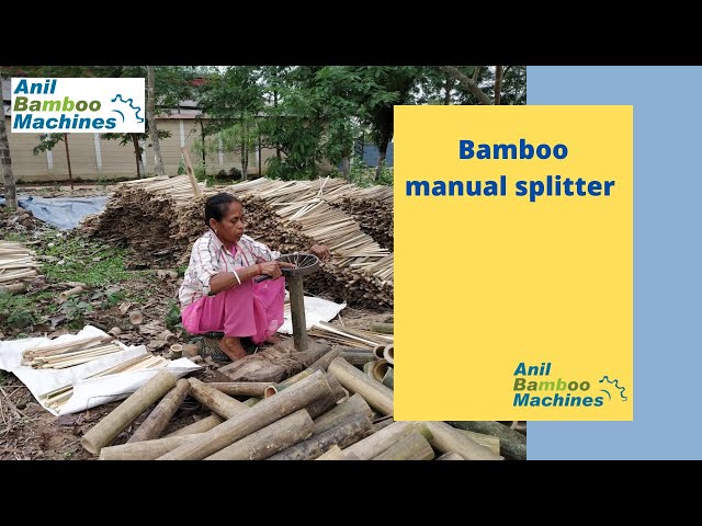 Bamboo Splitter Machine - Parallel Bamboo Splitting Machine ...