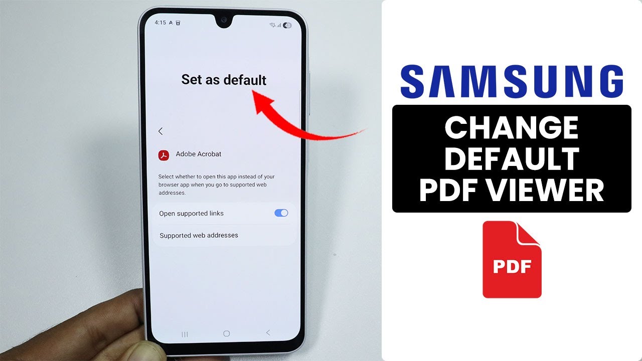 How to Change Default PDF Viewer on Any Samsung Phone