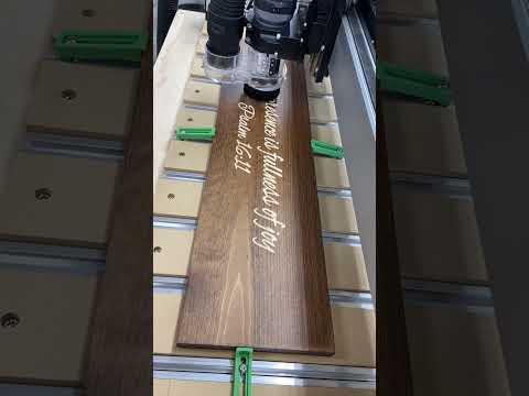 Engraving Bible verses #ilovejesus #shapeoko