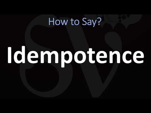 How to Pronounce Idempotence? (CORRECTLY)